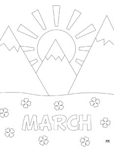 March Coloring Pages - 25 FREE Printable Pages | Printabulls