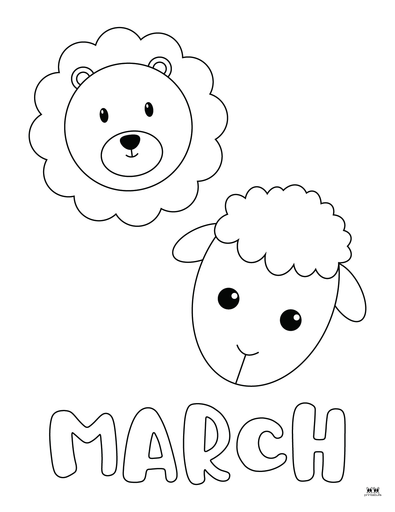 March Coloring Pages - 25 FREE Printable Pages | Printabulls