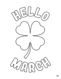 March Coloring Pages - 25 FREE Printable Pages | Printabulls