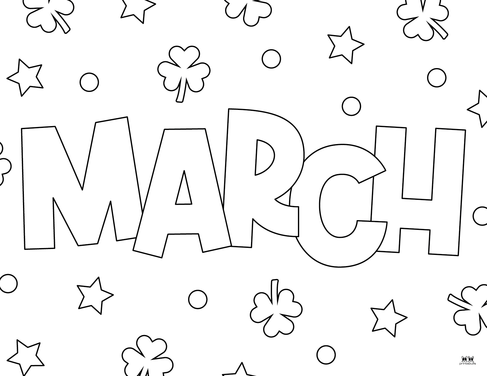 March Coloring Pages - 25 FREE Printable Pages | Printabulls