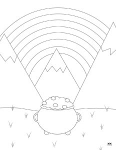 Pot of Gold Templates & Coloring Pages - 33 Pages | Printabulls