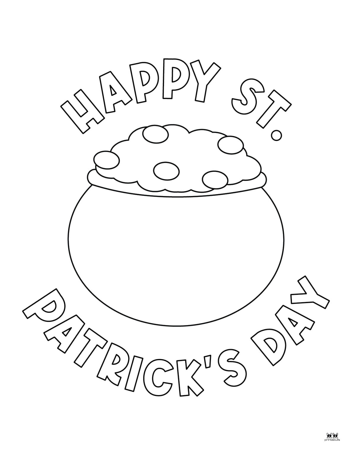 Pot of Gold Templates & Coloring Pages - 33 Pages | Printabulls