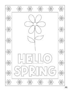 Flower Coloring Pages - 50 FREE Printable Pages | Printabulls