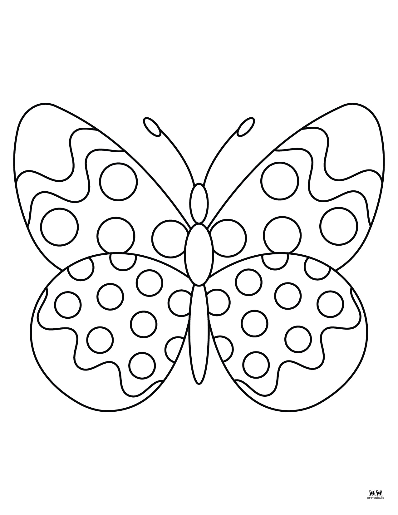Butterfly Coloring Pages - 50 FREE Pages | Printabulls