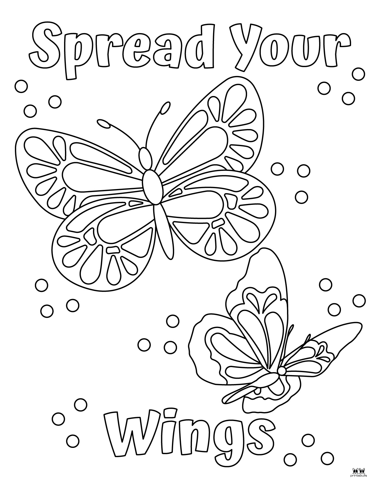 Butterfly Coloring Pages - 50 FREE Pages | Printabulls
