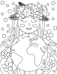 Earth Coloring Pages - 25 FREE Pages | Printabulls