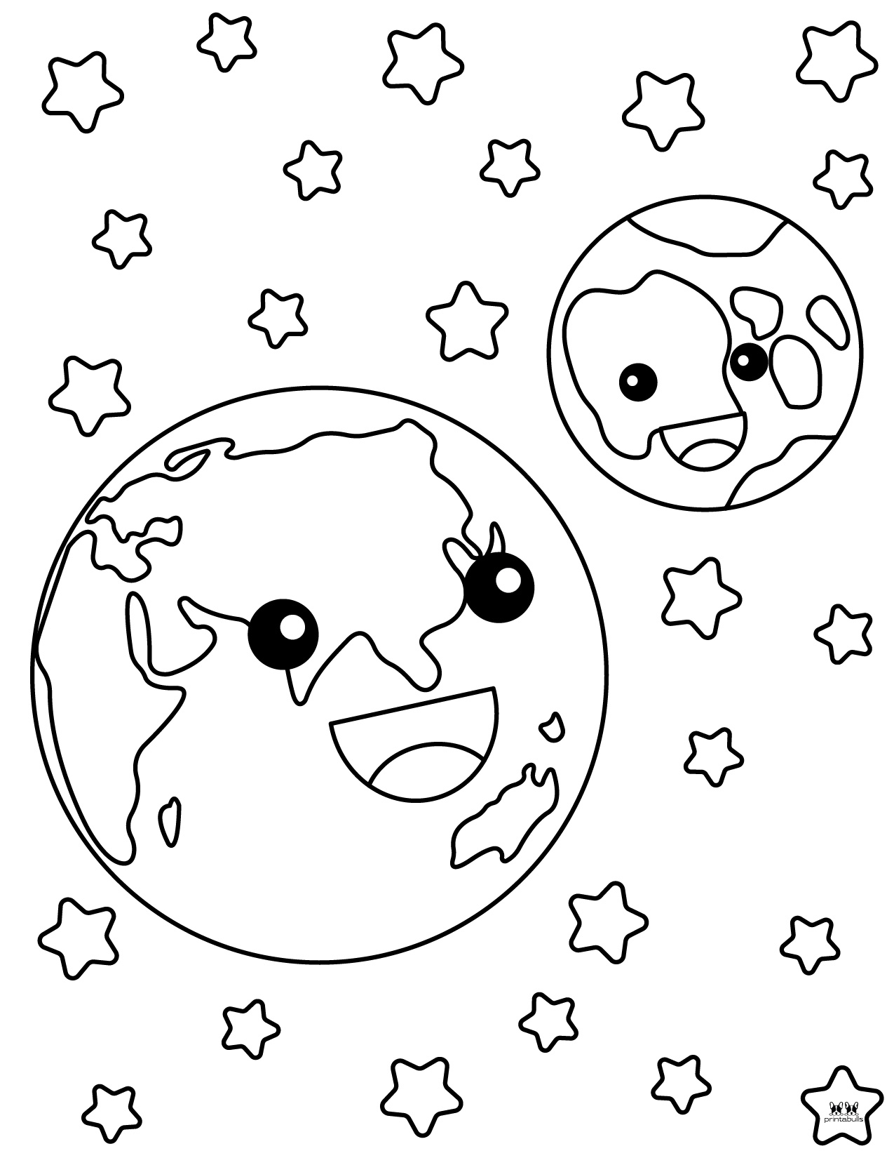 Earth Coloring Pages - 25 FREE Pages | Printabulls