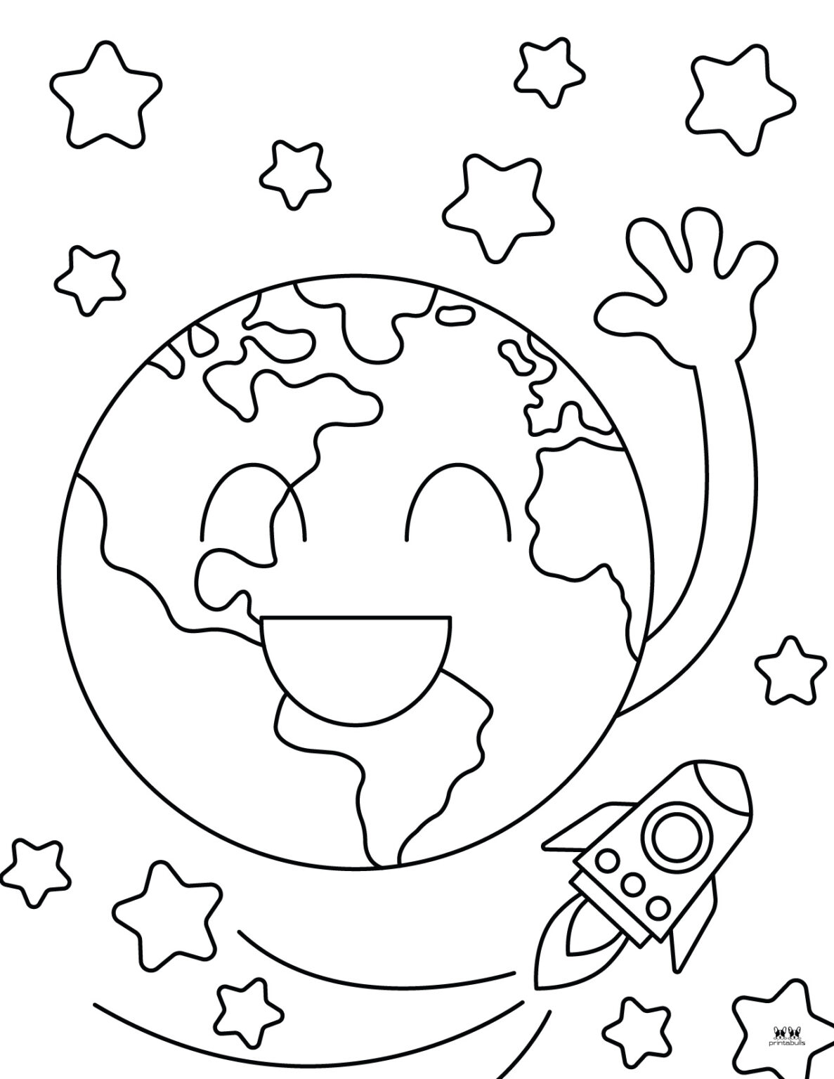 Earth Coloring Pages - 25 FREE Pages | Printabulls Earth Coloring Pages - 25 FREE Pages | Printabulls