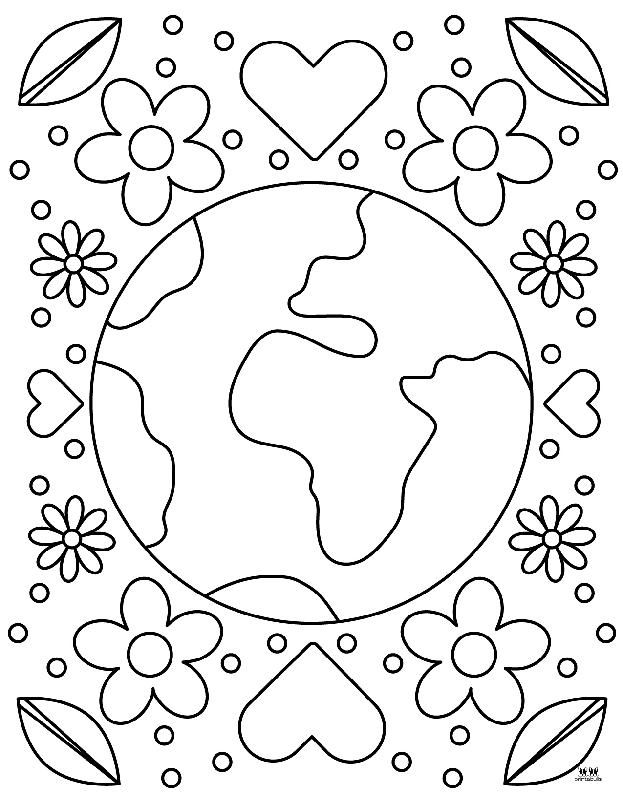 Earth Day Coloring Pages - 25 FREE Pages | Printabulls