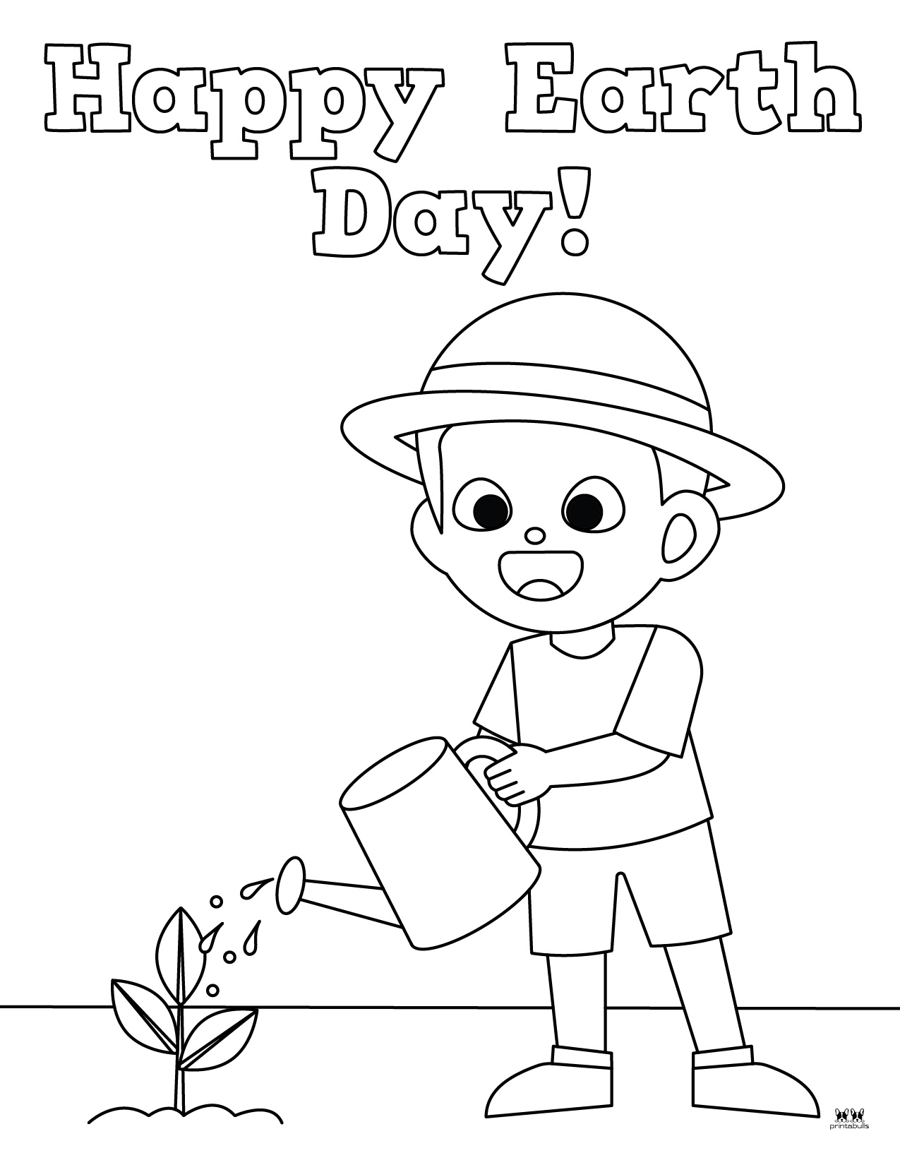 Earth Day Coloring Pages - 25 FREE Pages | Printabulls