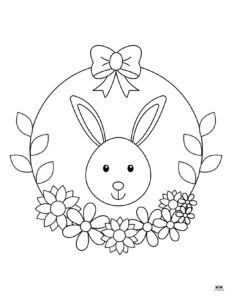 Easter Bunny Coloring Pages - 75 FREE Pages - PrintaBulk