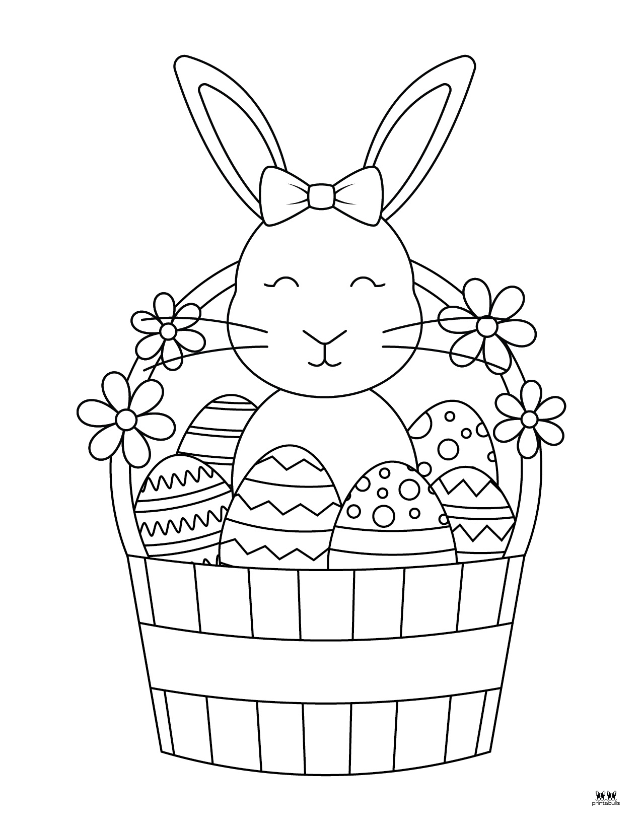 Easter Bunny Coloring Pages - santa and reindeer coloring pages ...