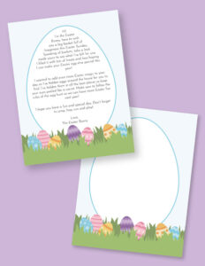 Easter Bunny Letters - 15 FREE Printable Letters | Printabulls