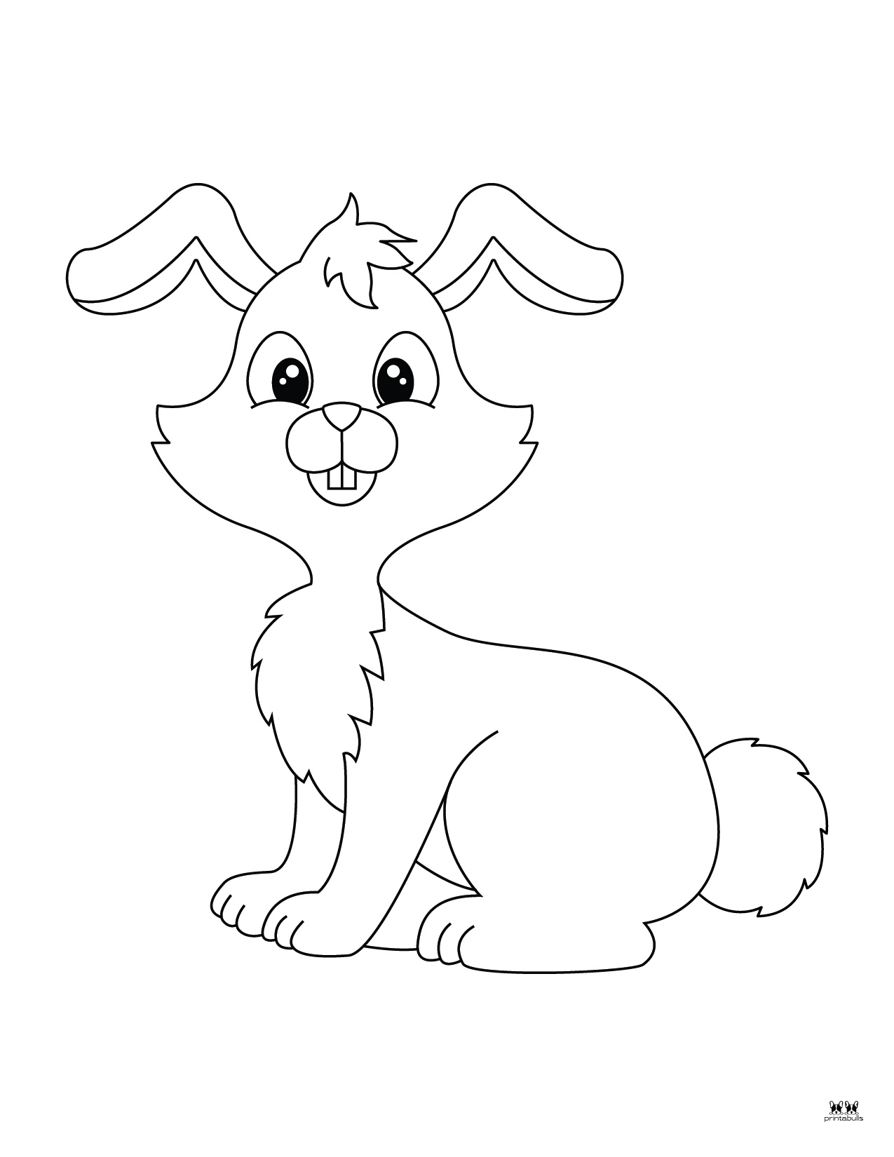Easter Bunny Templates & Outlines - 53 FREE Pages | Printabulls