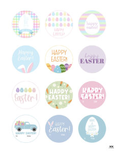 Easter Tags - 300 FREE Printable Gift Tags | Printabulls