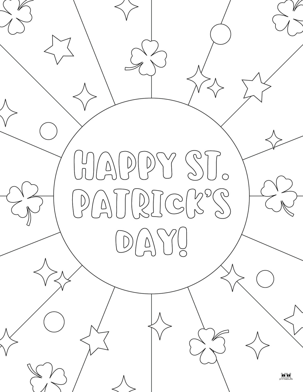 Happy St. Patrick's Day Coloring Pages - 15 Pages | Printabulls