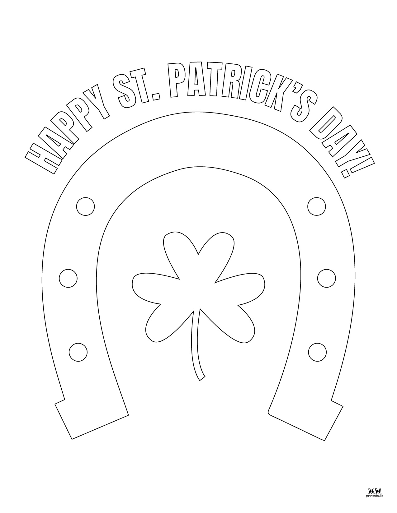 Happy St. Patrick's Day Coloring Pages - 15 Pages | Printabulls