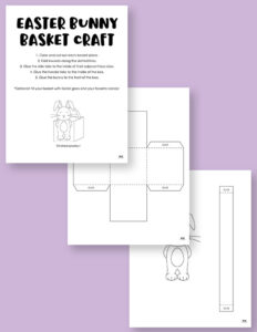 Easter Basket Templates - 25 FREE Printables | Printabulls