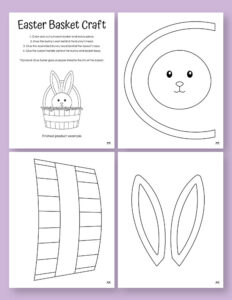 Easter Basket Templates - 25 FREE Printables | Printabulls