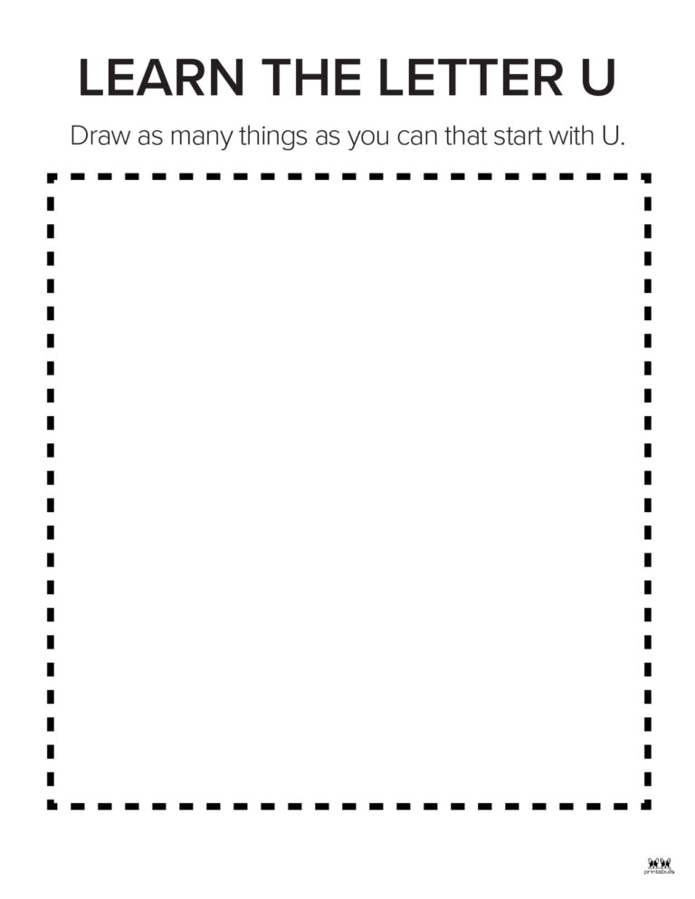 Letter U Worksheets - 50 FREE Printables | Printabulls
