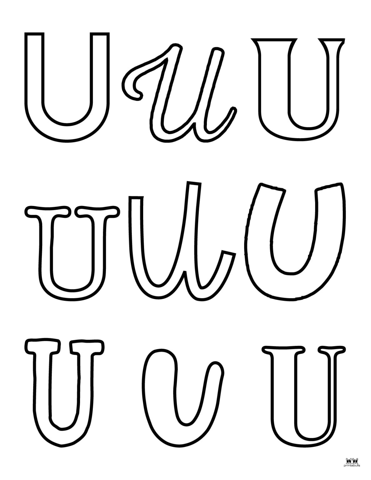 Letter U Worksheets - 50 FREE Printables | Printabulls