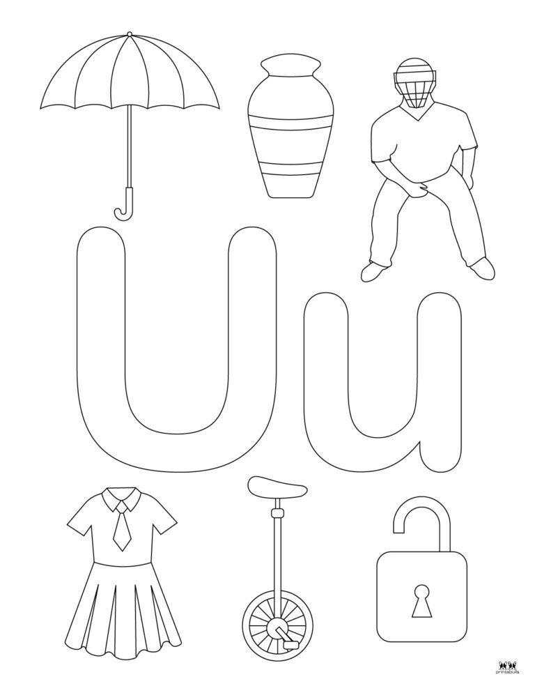 Letter U Worksheets - 50 FREE Printables | Printabulls