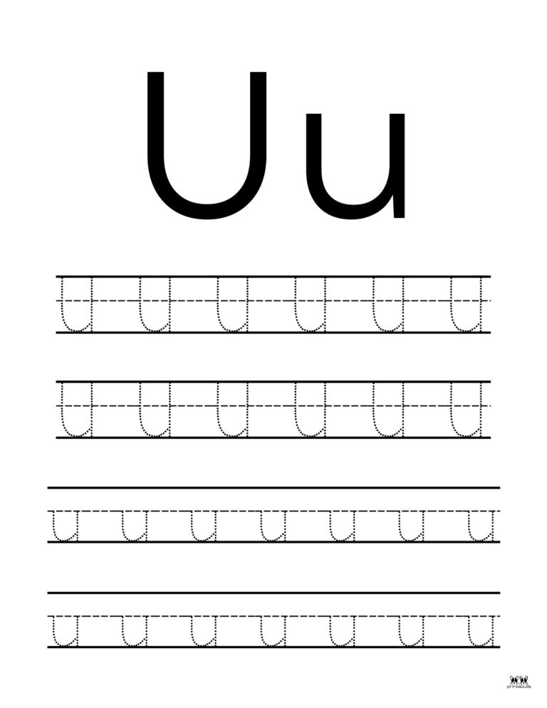 Letter U Worksheets - 50 FREE Printables | Printabulls