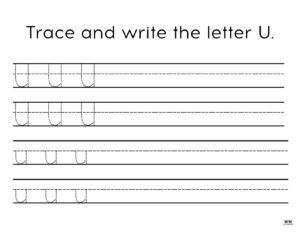Letter U Worksheets - 50 FREE Printables | Printabulls