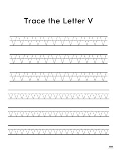 Letter V Worksheets - 50 FREE Printables | Printabulls