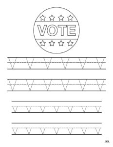 Letter V Worksheets - 50 FREE Printables | Printabulls