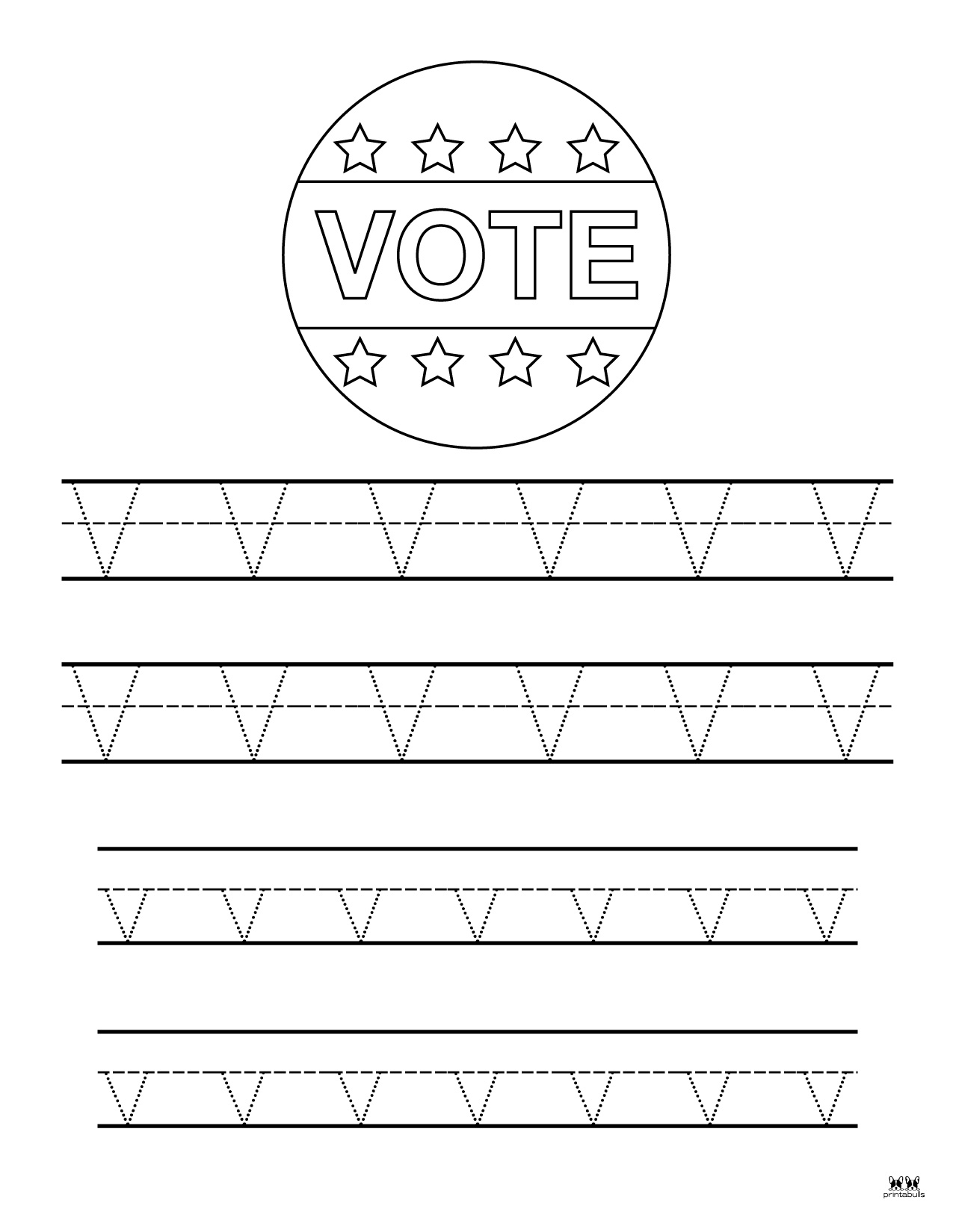 Letter V Worksheets - 50 FREE Printables | Printabulls