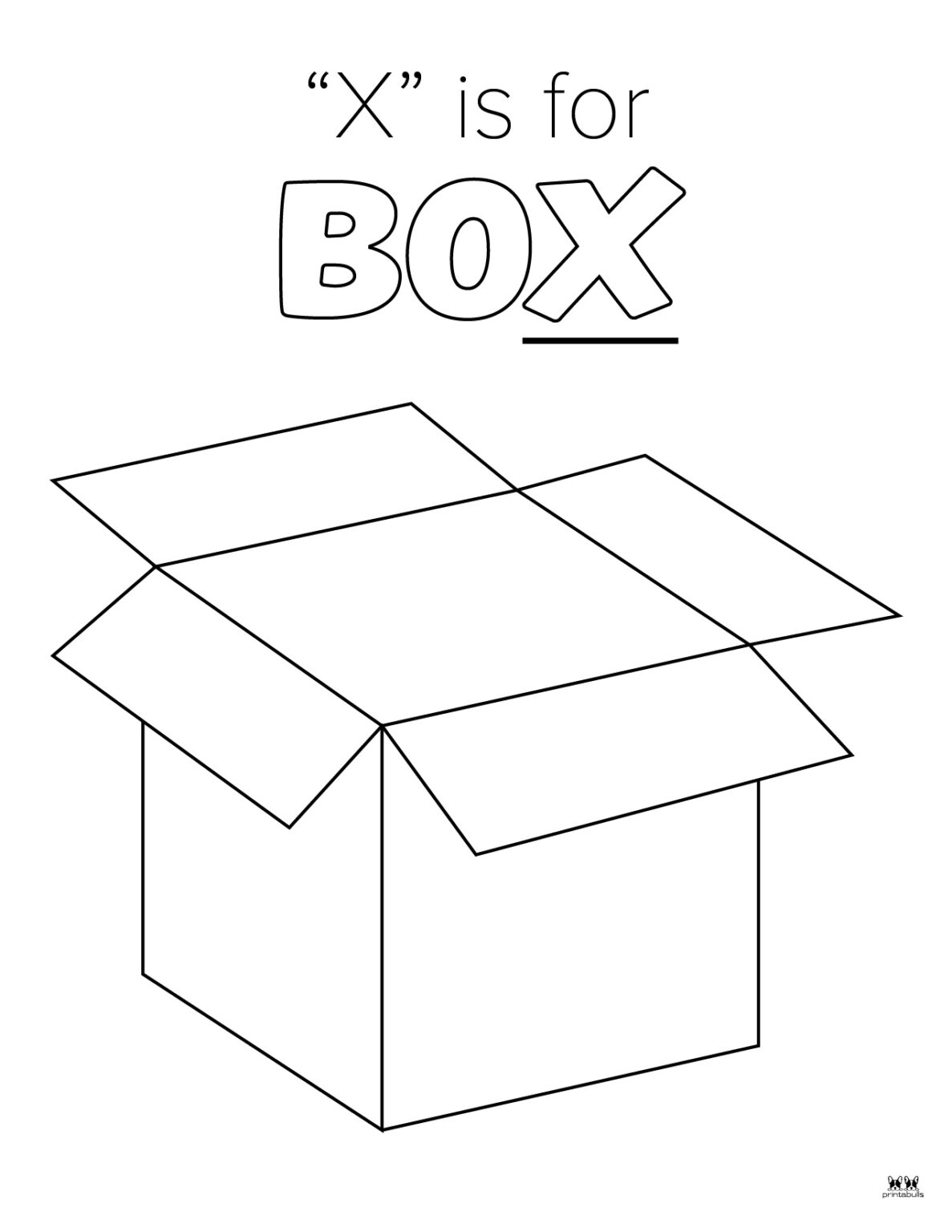 Letter X Worksheets - 50 FREE Printables | Printabulls