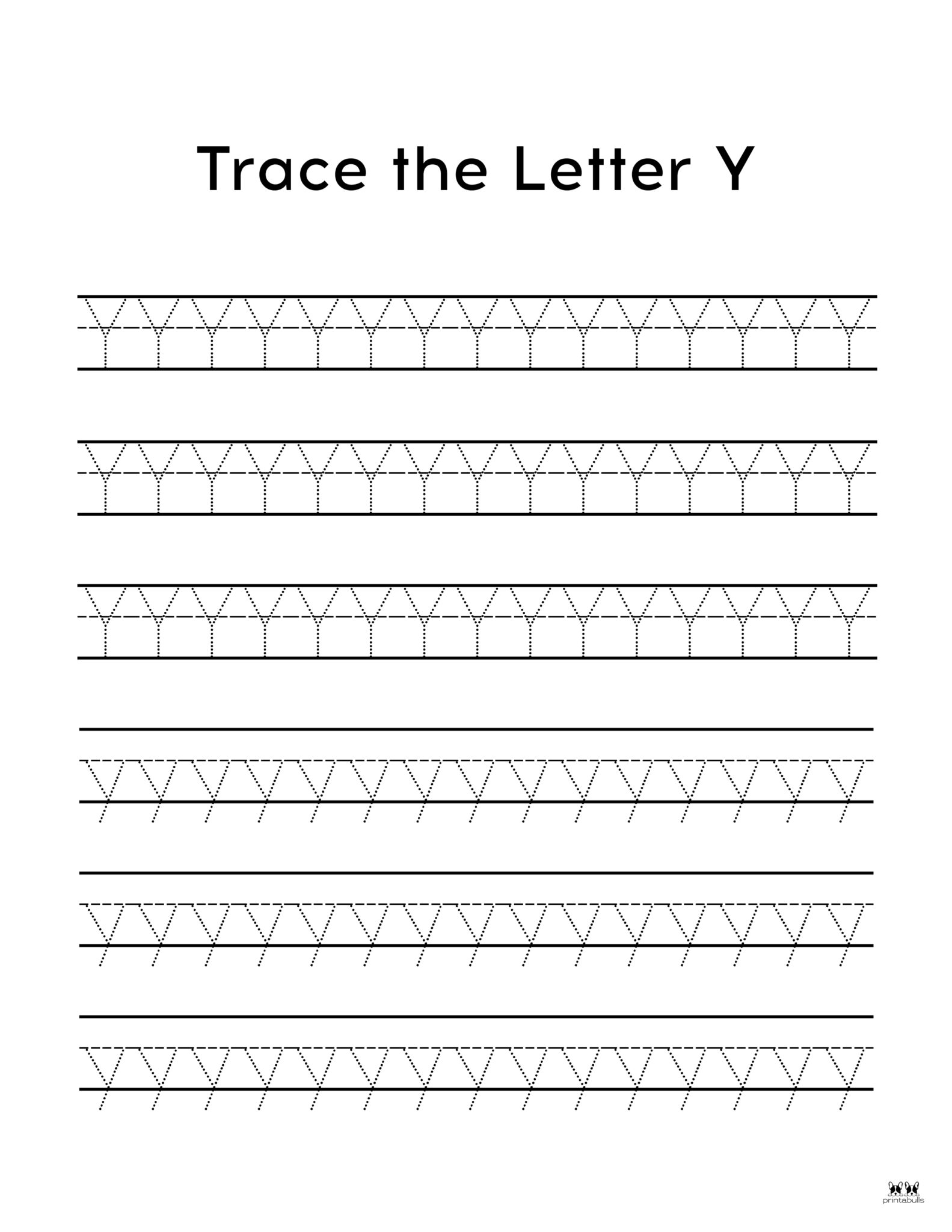 Letter Y Worksheets - 50 FREE Printables | Printabulls