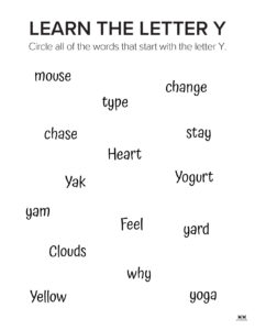 Letter Y Worksheets - 50 FREE Printables | Printabulls