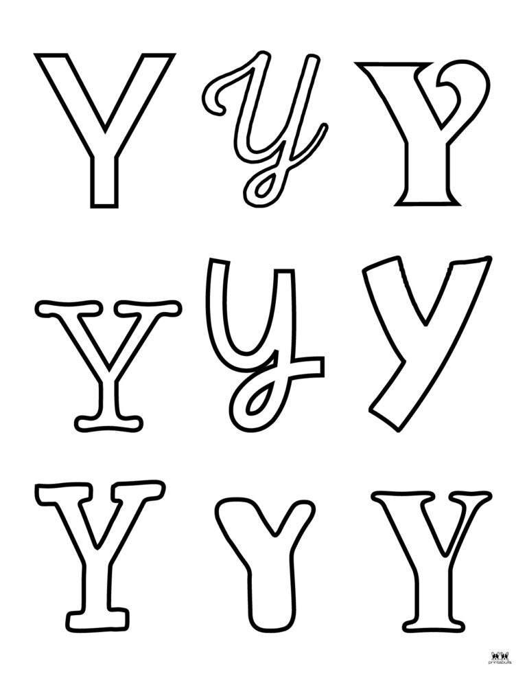 Letter Y Worksheets - 50 FREE Printables | Printabulls