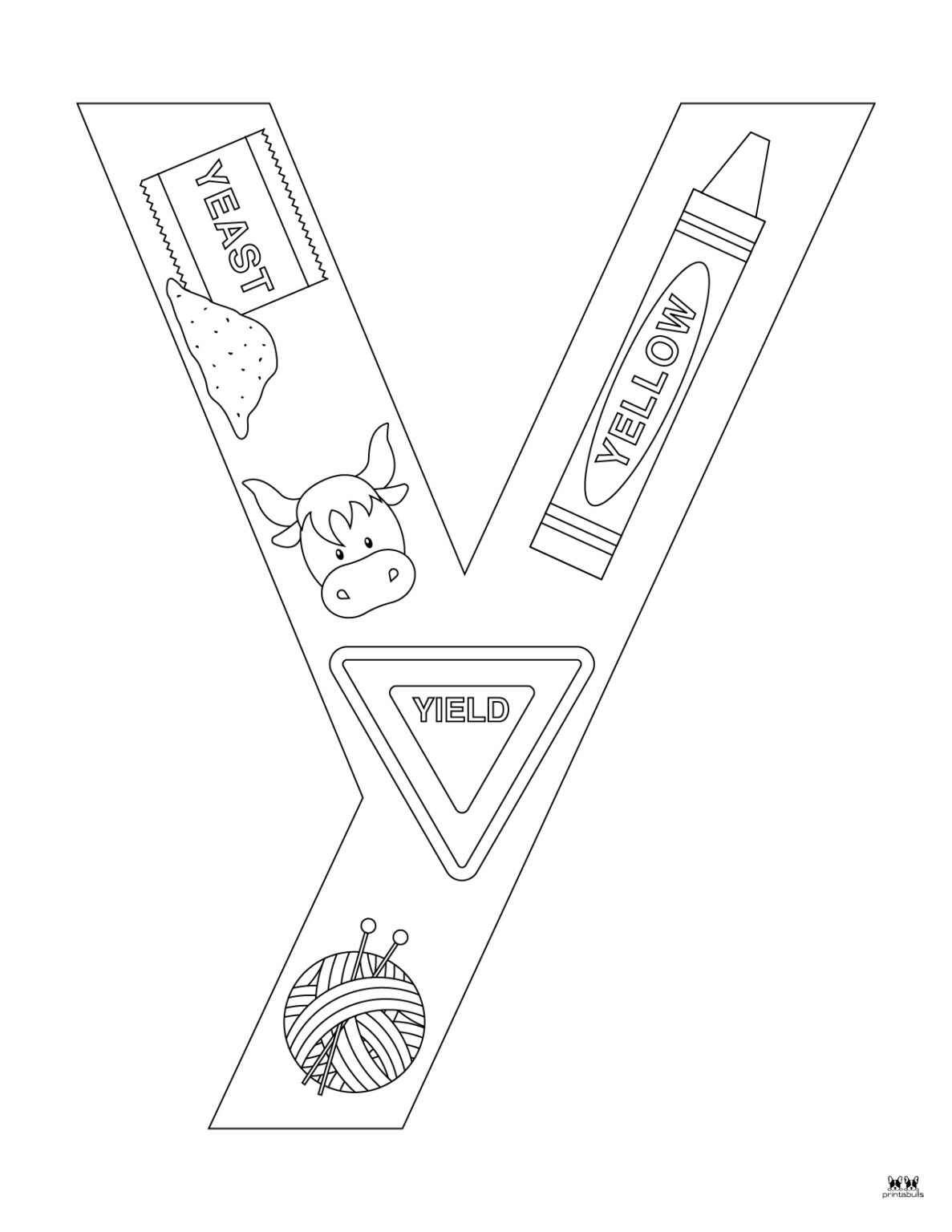 Letter Y Worksheets - 50 FREE Printables | Printabulls