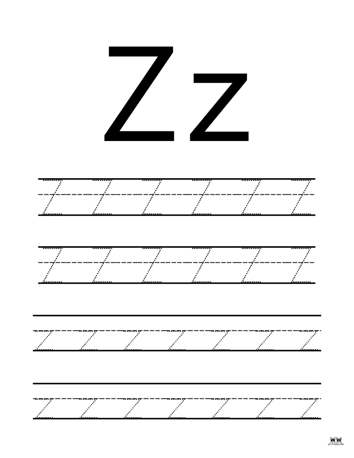 Letter Z Worksheets - 50 FREE Printables | Printabulls