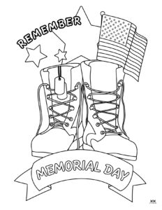 Memorial Day Coloring Pages - 15 FREE Pages | Printabulls