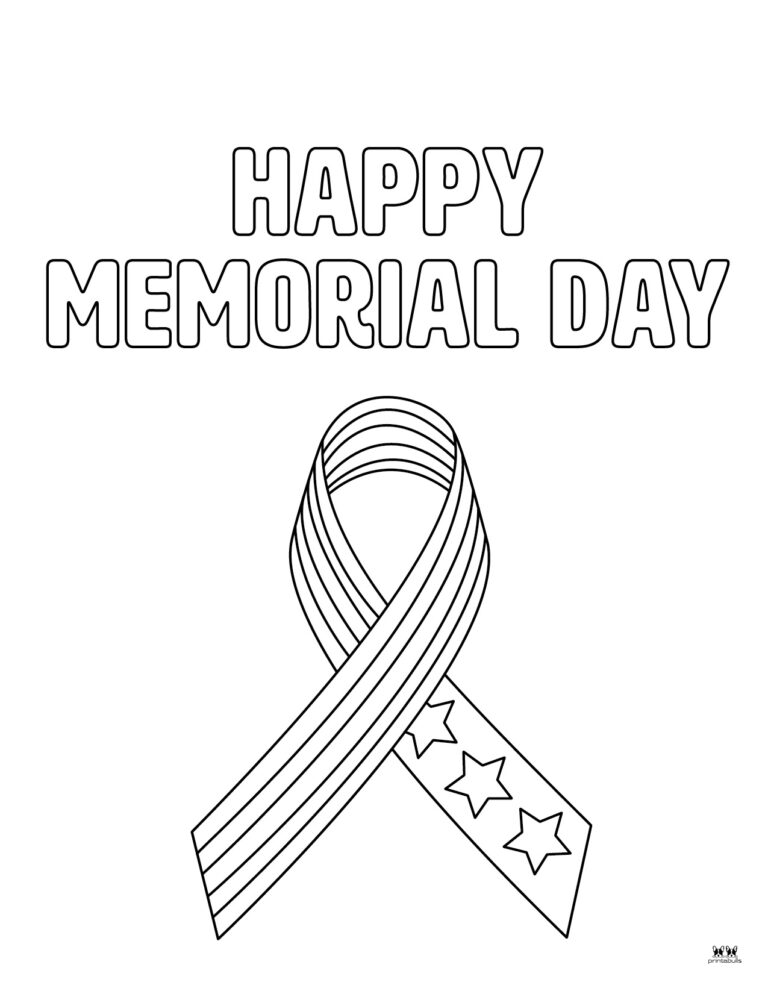 Memorial Day Coloring Pages - 15 FREE Pages | Printabulls