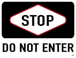 Do Not Enter Signs - 15 Free Printable Signs | Printabulls