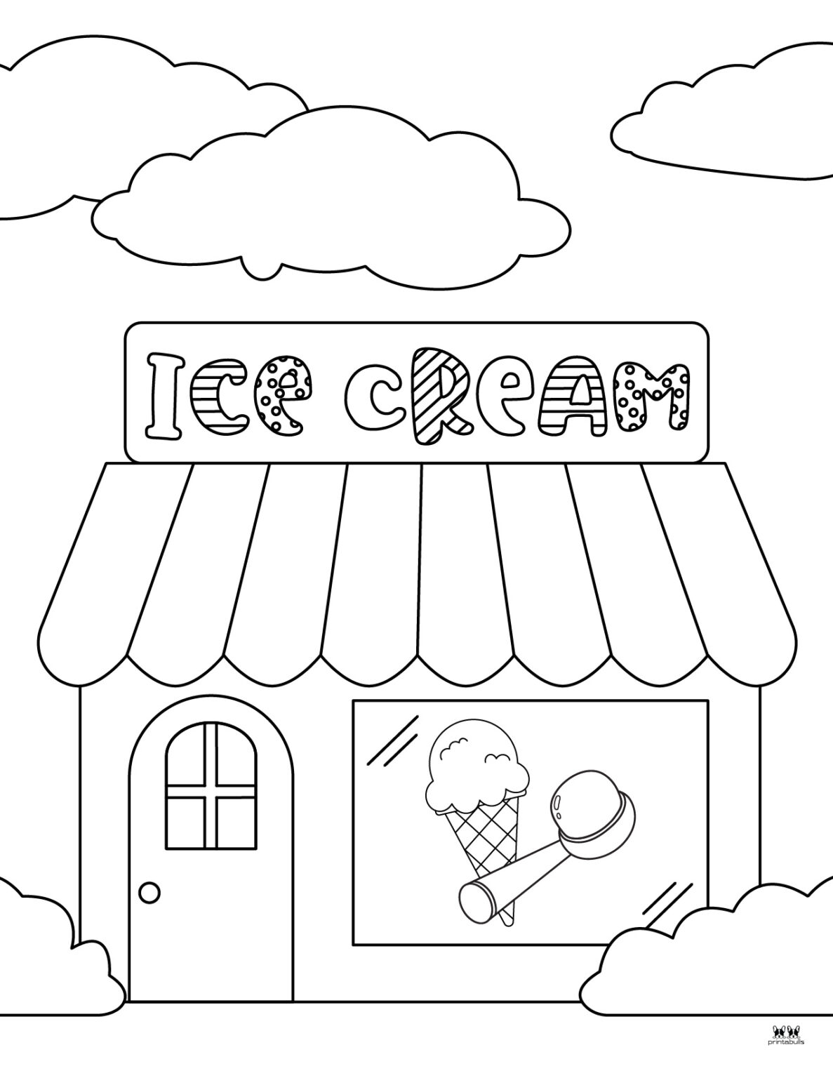 Ice Cream Coloring Pages - 26 Printable Pages | Printabulls