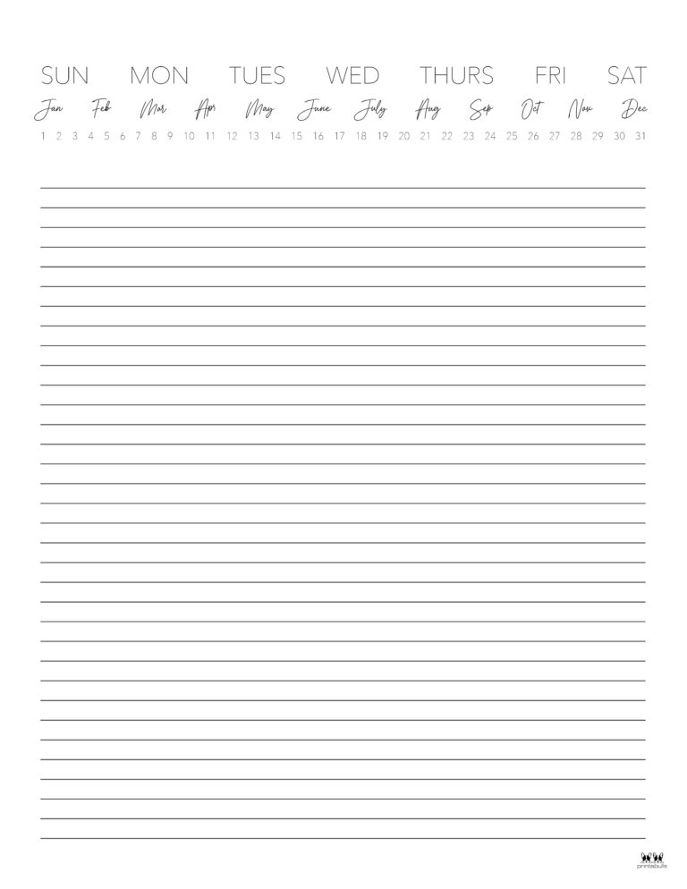 Journal Templates & Pages - 32 FREE Printables | Printabulls