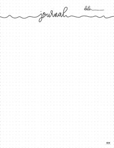 Journal Templates & Pages - 25 FREE Printables | Printabulls