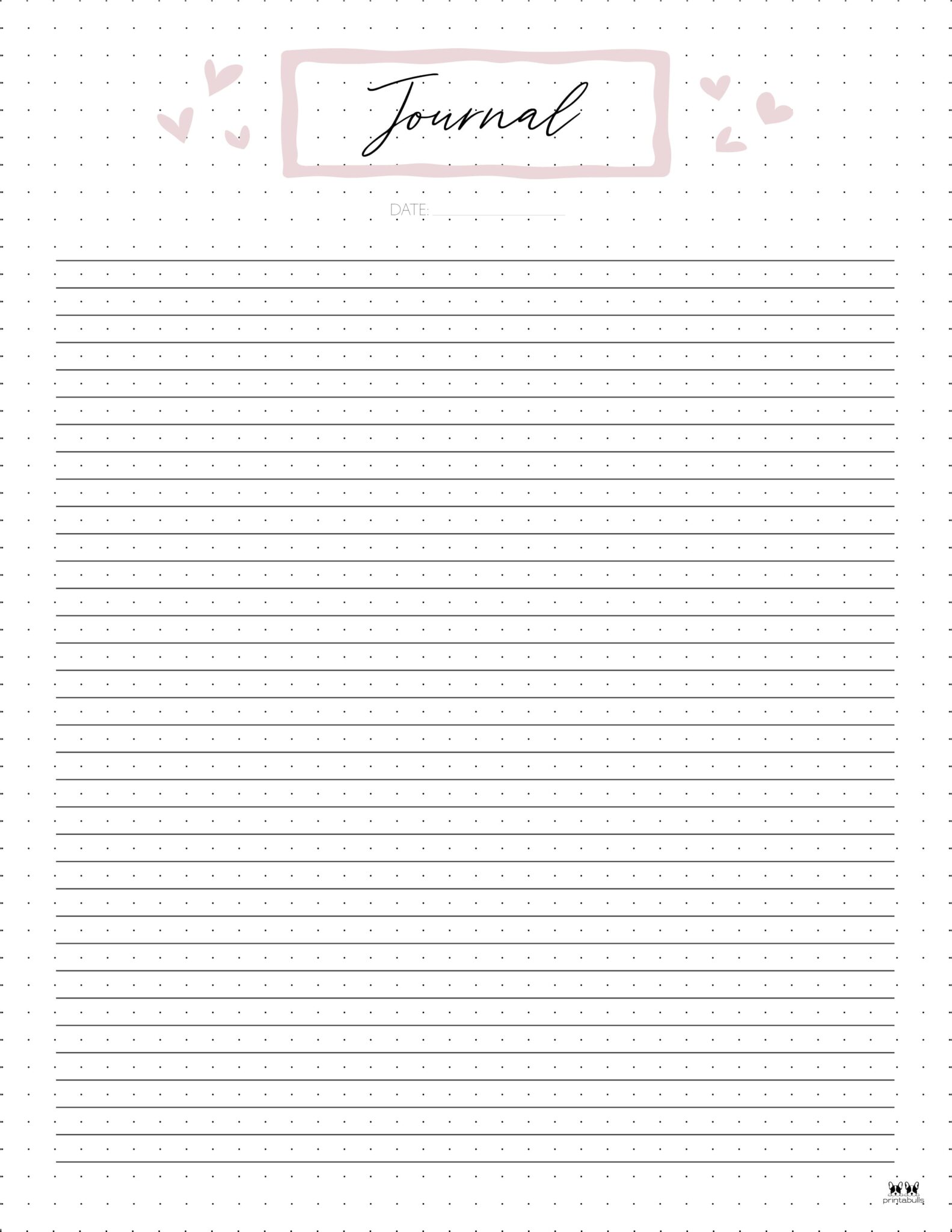 Journal Templates & Pages - 25 FREE Printables | Printabulls