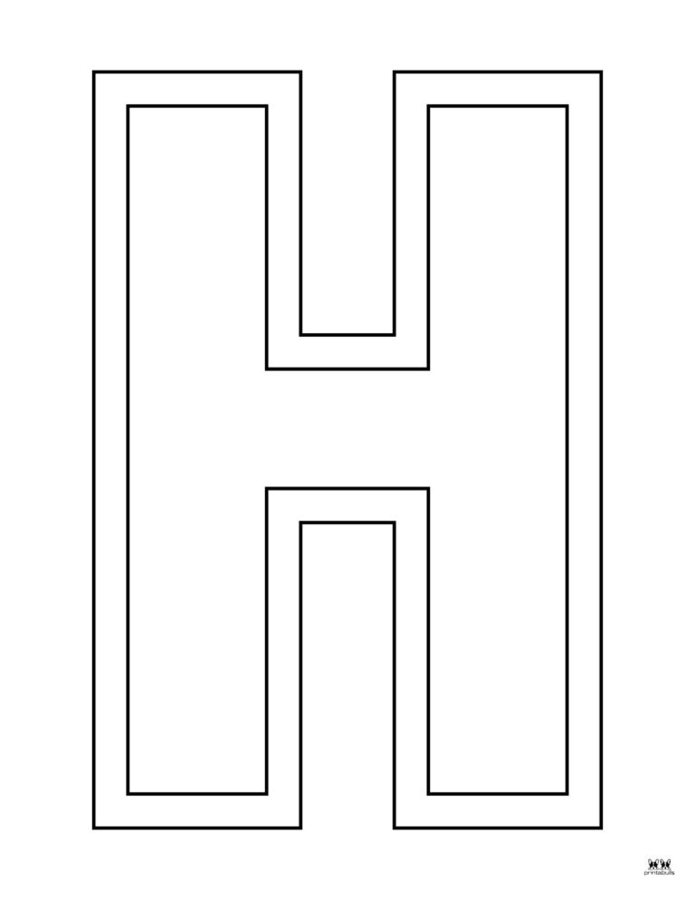 Letter H Worksheets - 50 FREE Printables | Printabulls