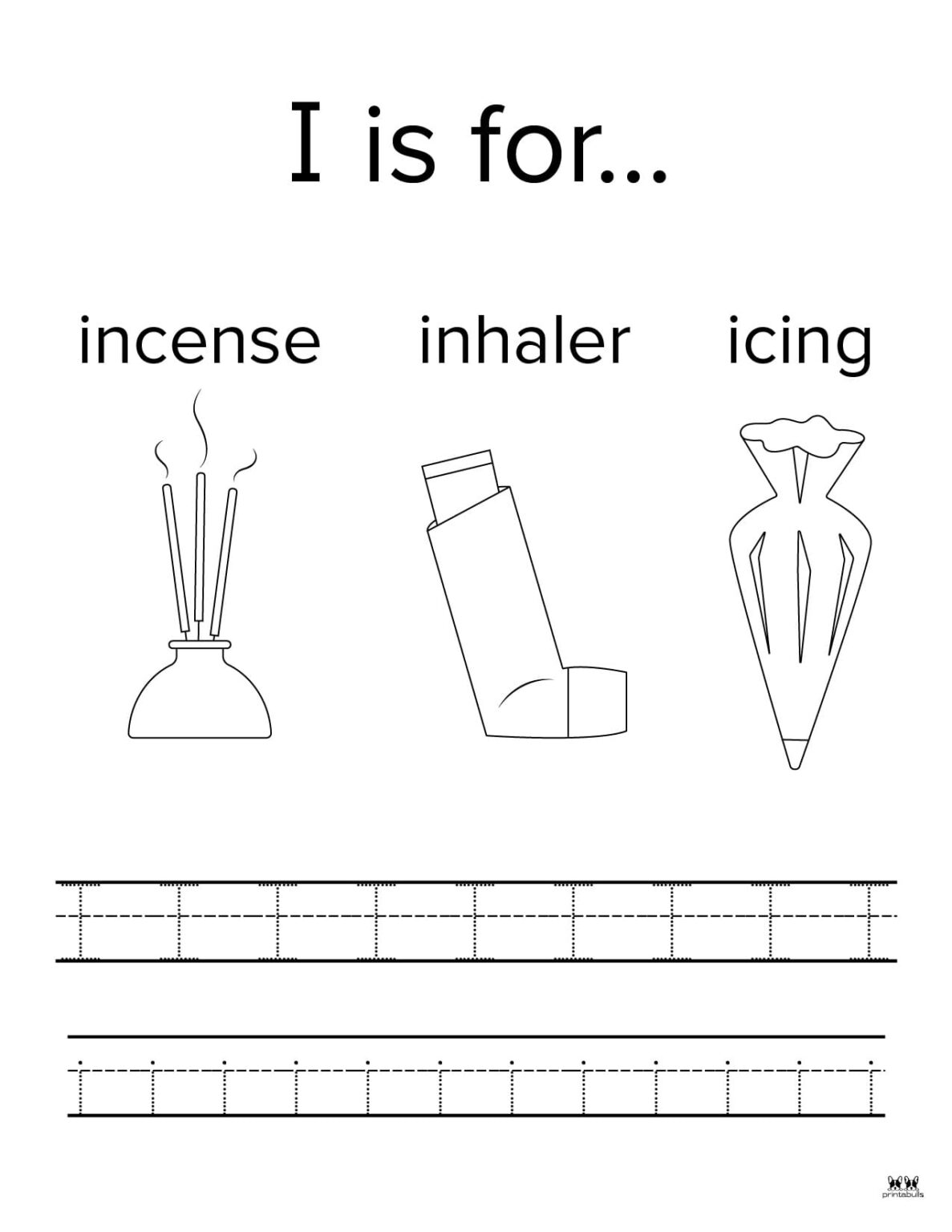 Letter I Worksheets - 50 FREE Printables | Printabulls