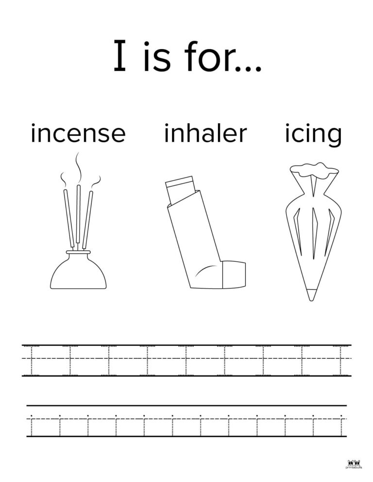 Letter I Worksheets - 50 FREE Printables | Printabulls