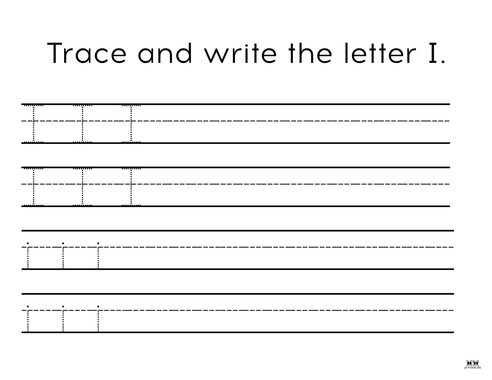 Letter I Worksheets - 50 FREE Printables | Printabulls