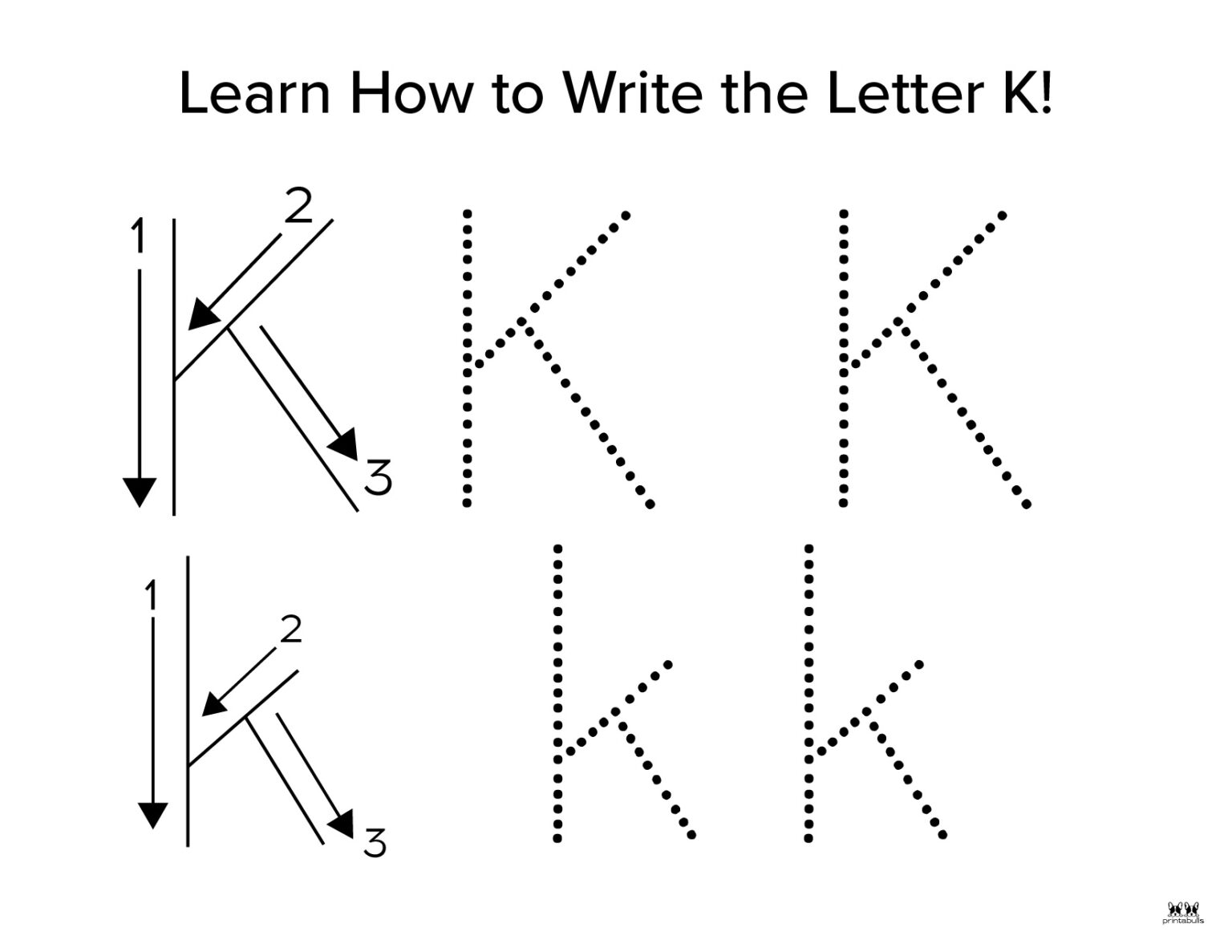 Letter K Worksheets - 50 FREE Printables | Printabulls