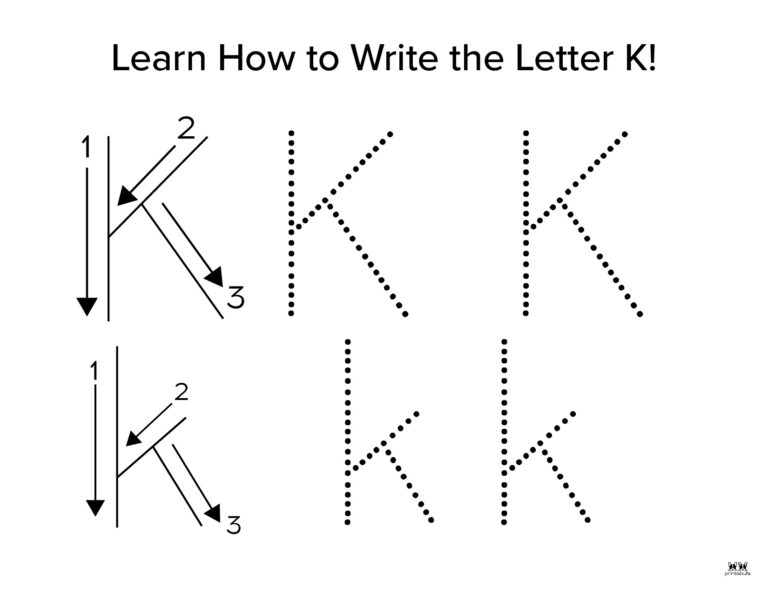 Letter K Worksheets - 50 FREE Printables | Printabulls